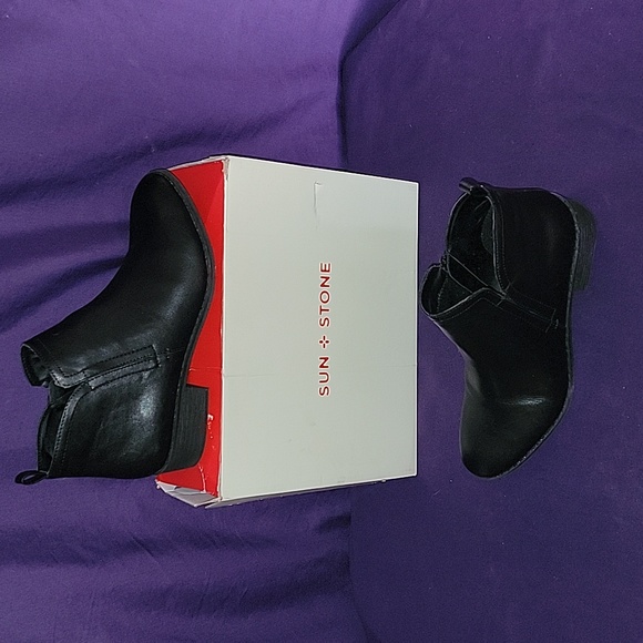 Sun + Stone | Shoes | Sun Stone Ankle Boots | Poshmark